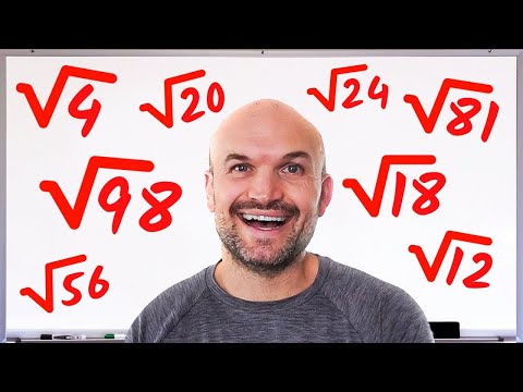 I Simplified The Square Root Of Every Number Under 100