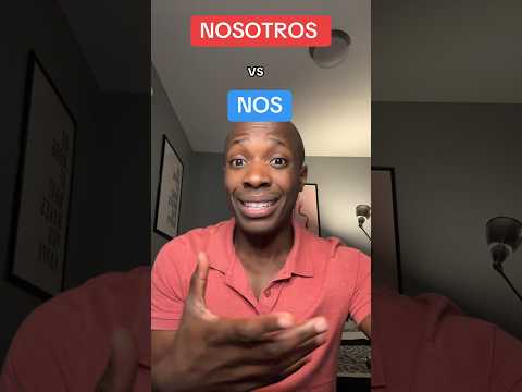 “NOSOTROS” & “NOS” Aren’t Equal #spanish #learnspanish  #spanishteacher #spanishlesson