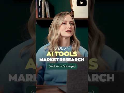 3 Best AI tools for market research