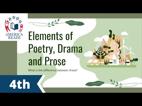 4th Grade The Difference Between a Poem, a Drama and a Prose | Arizona Academic Standard 4.RL.5