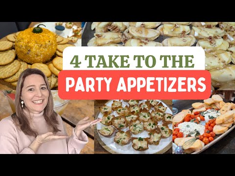 4 EASY FALL APPETIZERS! PARTY FAVORITES!