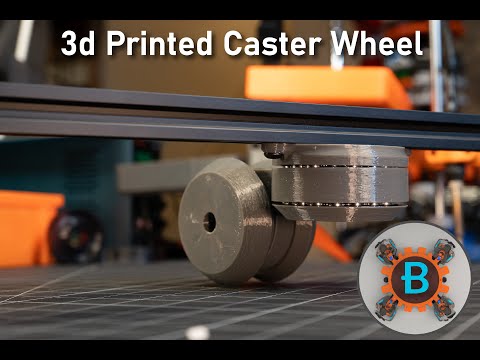 🛞 DIY Caster Wheel・Free STL File for 3D printing・Cults
