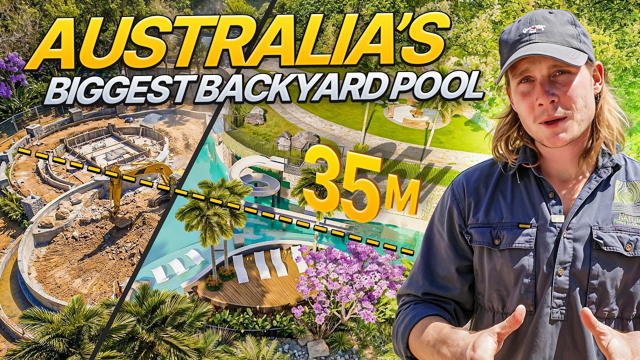 I'm Building Australia's Biggest Backyard Pool