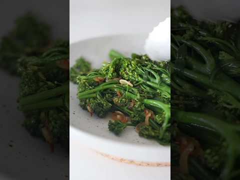 The BEST Broccolini you’ll ever make! #cookingathome