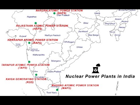 Where are the Nuclear Power Plants in India