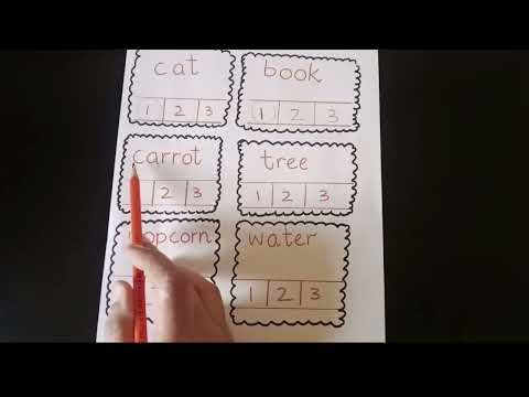 syllables worksheets
