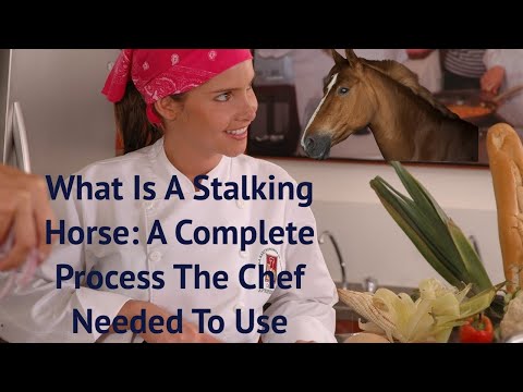 What Is A Stalking Horse?