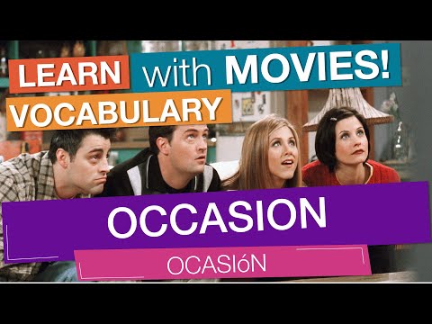 English vocabulary: 'OCCASION'