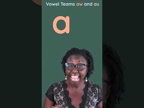 Vowel Teams au and aw #sollyinfusion