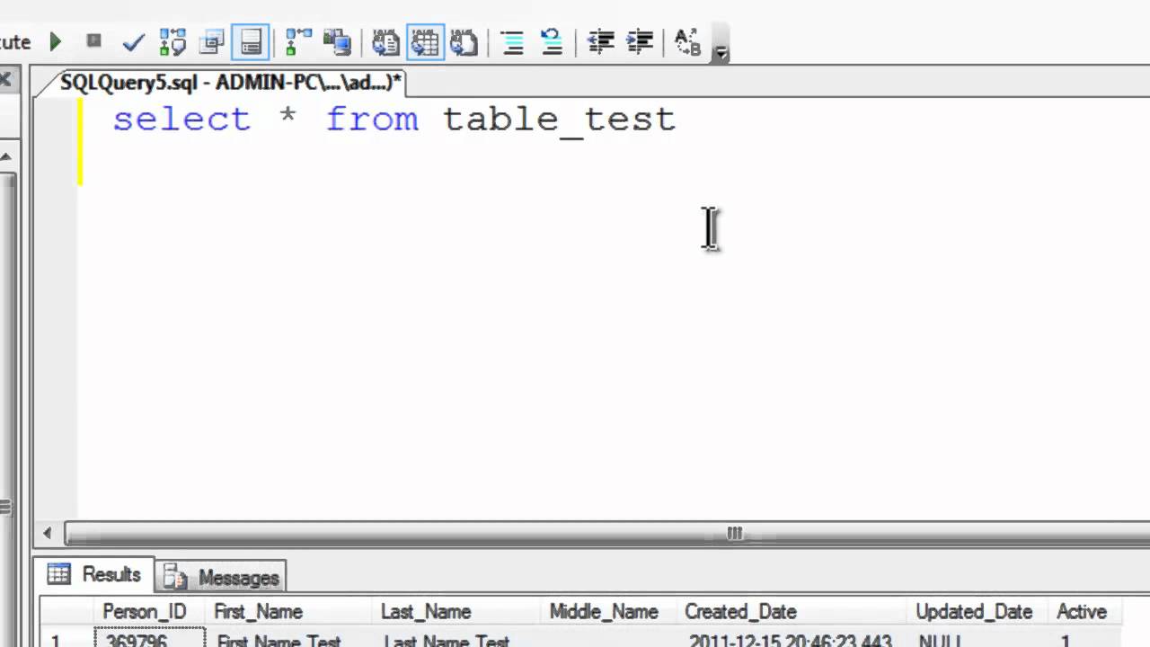 SQL Server Express 2008 R2 Tutorial 5 - Select Statement Where Clause