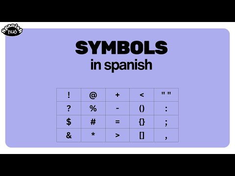 Symbols in Spanish
