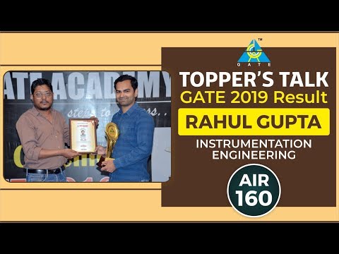 TOPPER'S TALK | RAHUL GUPTA | AIR 160 | IN