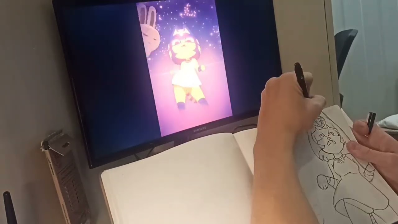 Ankha Zone art speed paint