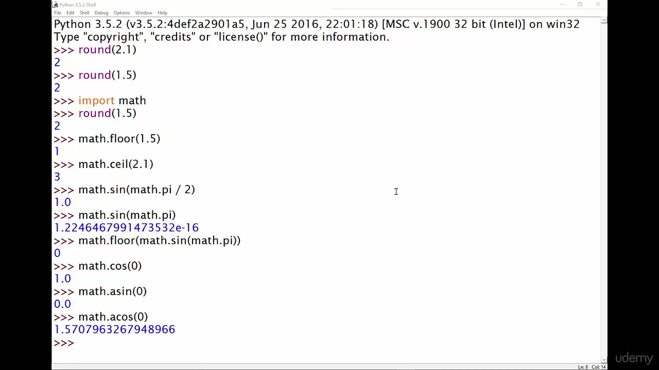 15  Fun with the Python math Module Optional | Computer Monk 🔴