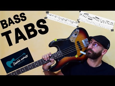 The Who - Baba O'riley BASS COVER + PLAY ALONG TAB + SCORE