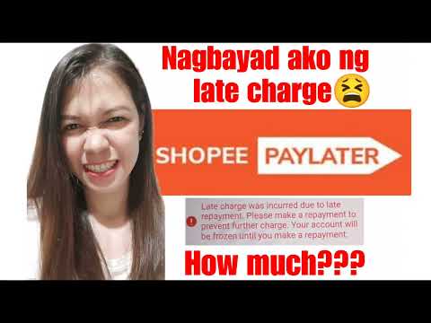 Interest for LATE PAYMENT in Shopee PayLater