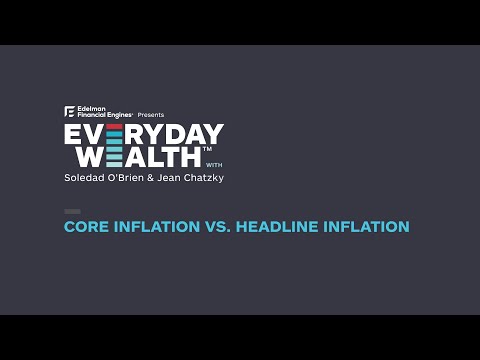 Core inflation vs. headline inflation