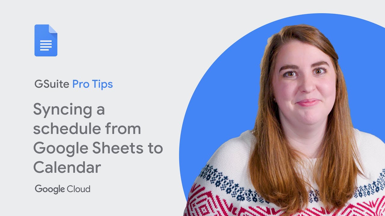 How to automatically add a schedule from Google Sheets into Calendar