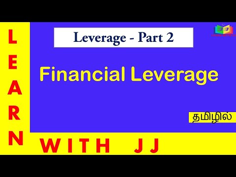 Leverage Part 2 in Tamil || Financial Leverage in Tamil
