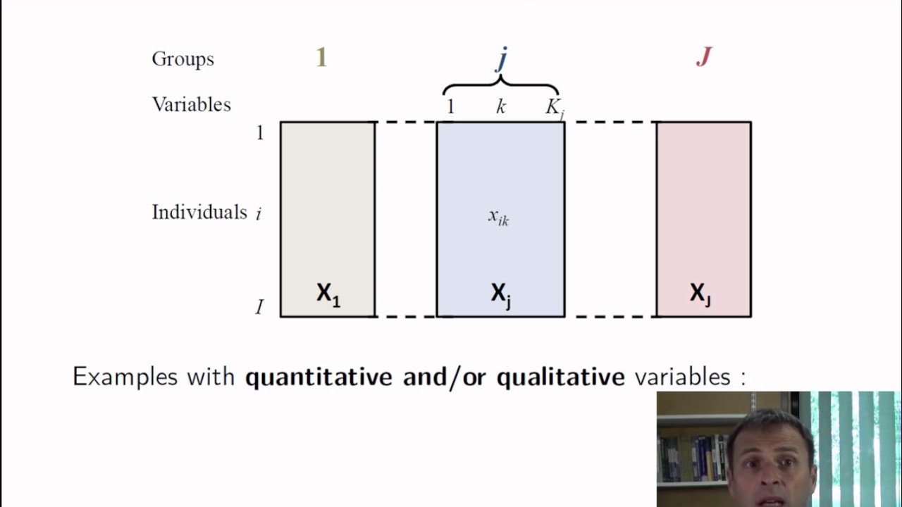Multiple Factor Analysis - MFA - (course 1/4), a multi-blocks method for visualizing information