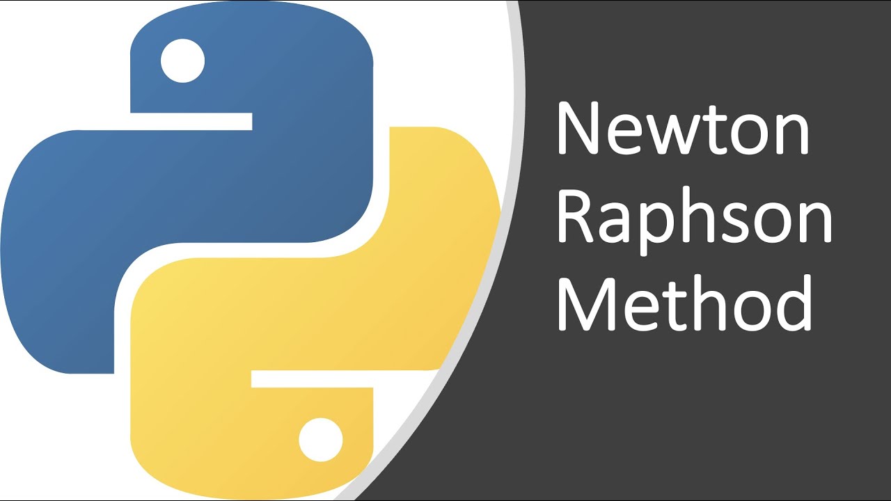 Newton Raphson Method in Python - Numerical Methods