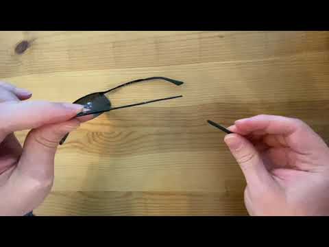 How to change earsocks tips Ray Ban RB3183