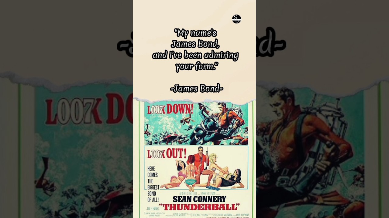 Thunderball (1965) - Short Movie Quotes