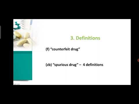 Spurious and Counterfeit Drugs: Thoughts of an undergradaute