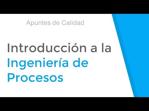 Introducción a la ingeniería de procesos
