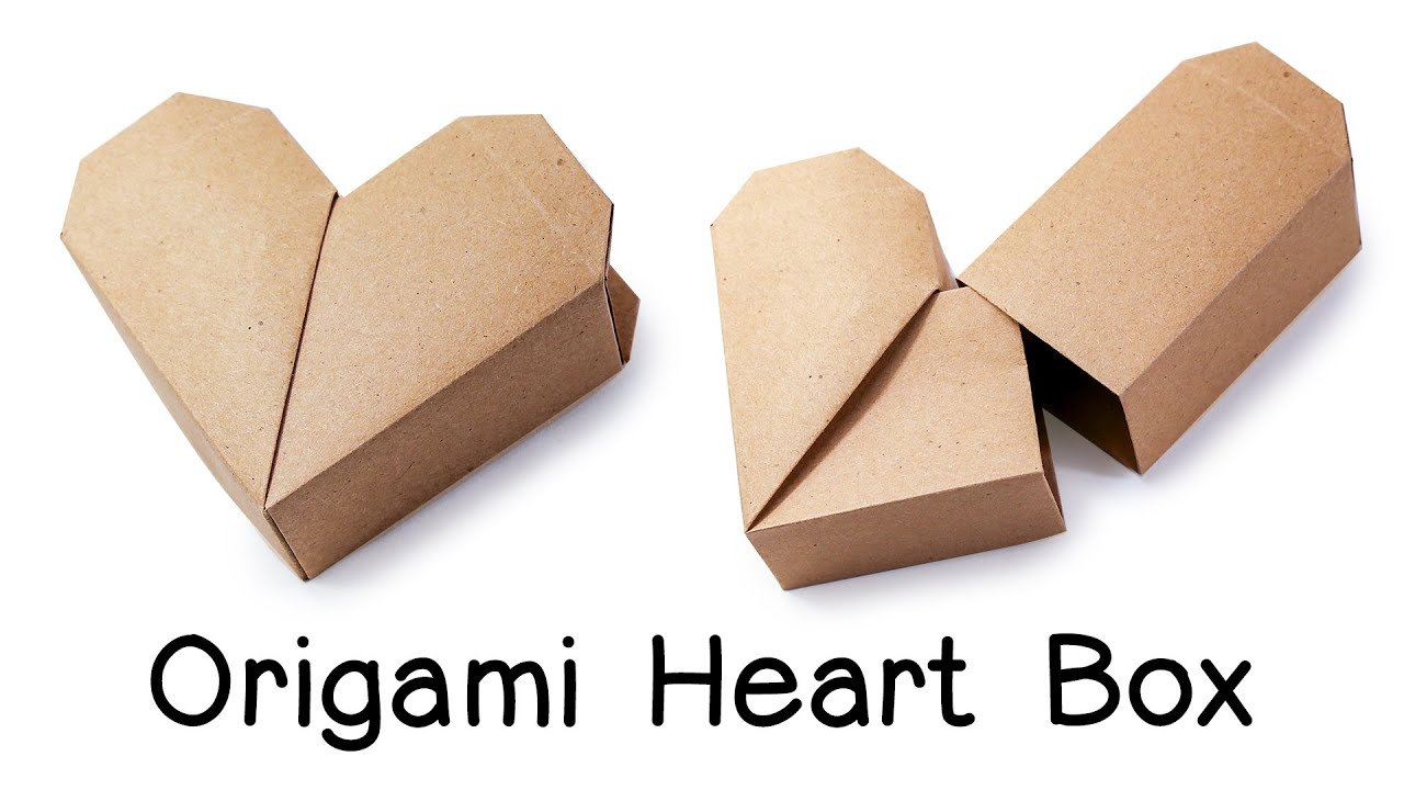 Origami Heart Box Instructions - DIY Tutorial - Paper Kawaii