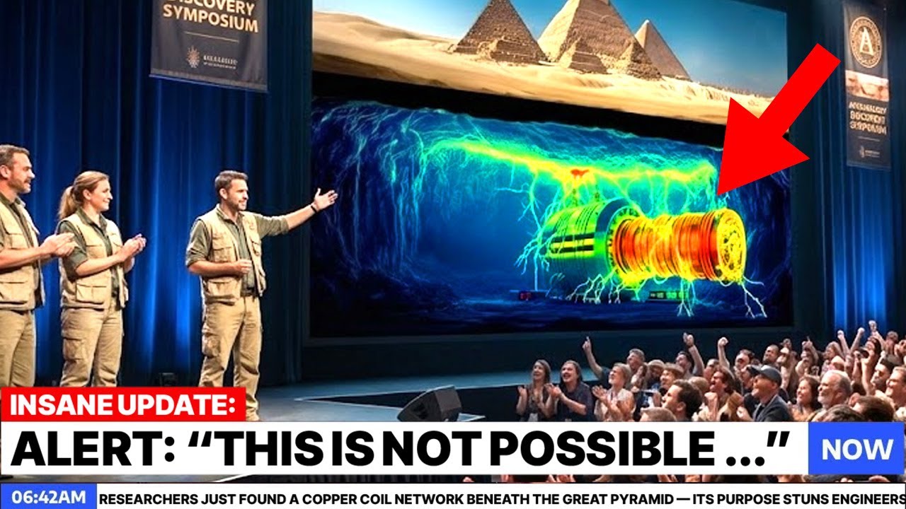 Researchers Just Found a Copper Coil Network Beneath the Great Pyramid — Its Purpose Stuns Engineers