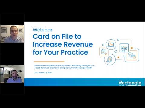 Utilizing Payment Tools to Increase Revenue For Your Practice webinar