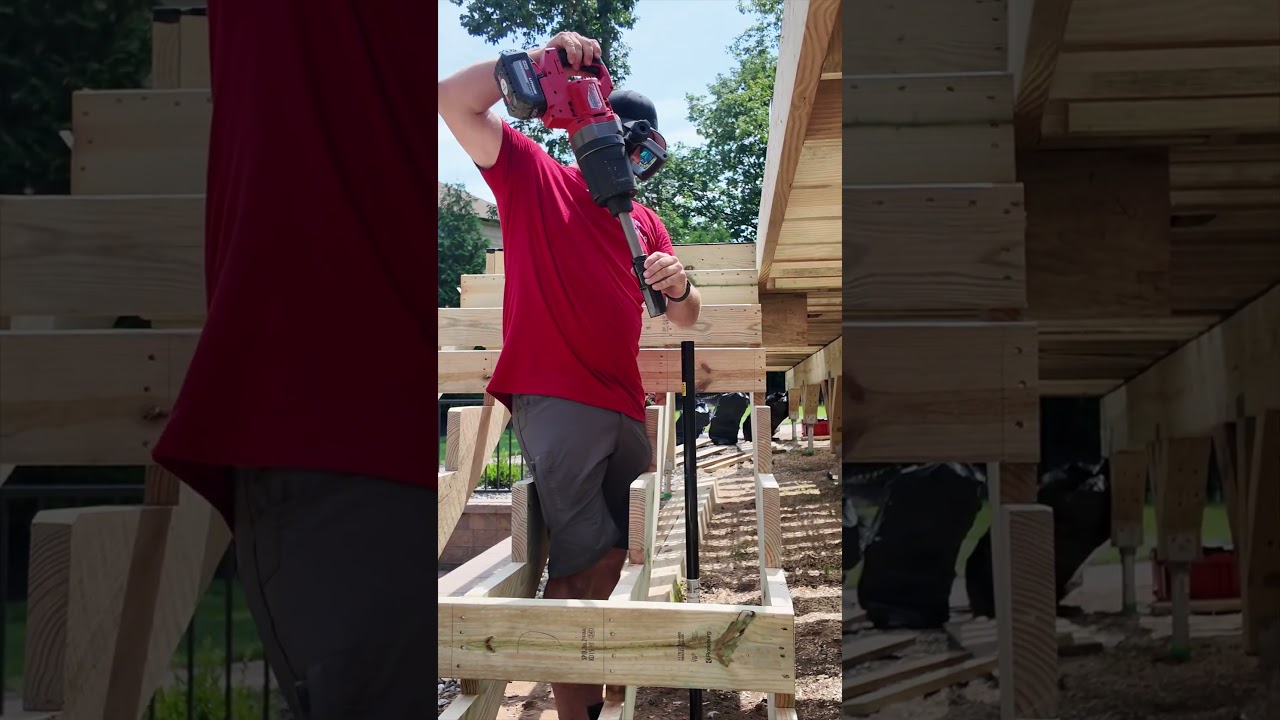 J'essaie Pylex pour la première fois ! #diy #deckbuilding #entrepreneur #milwaukeetools