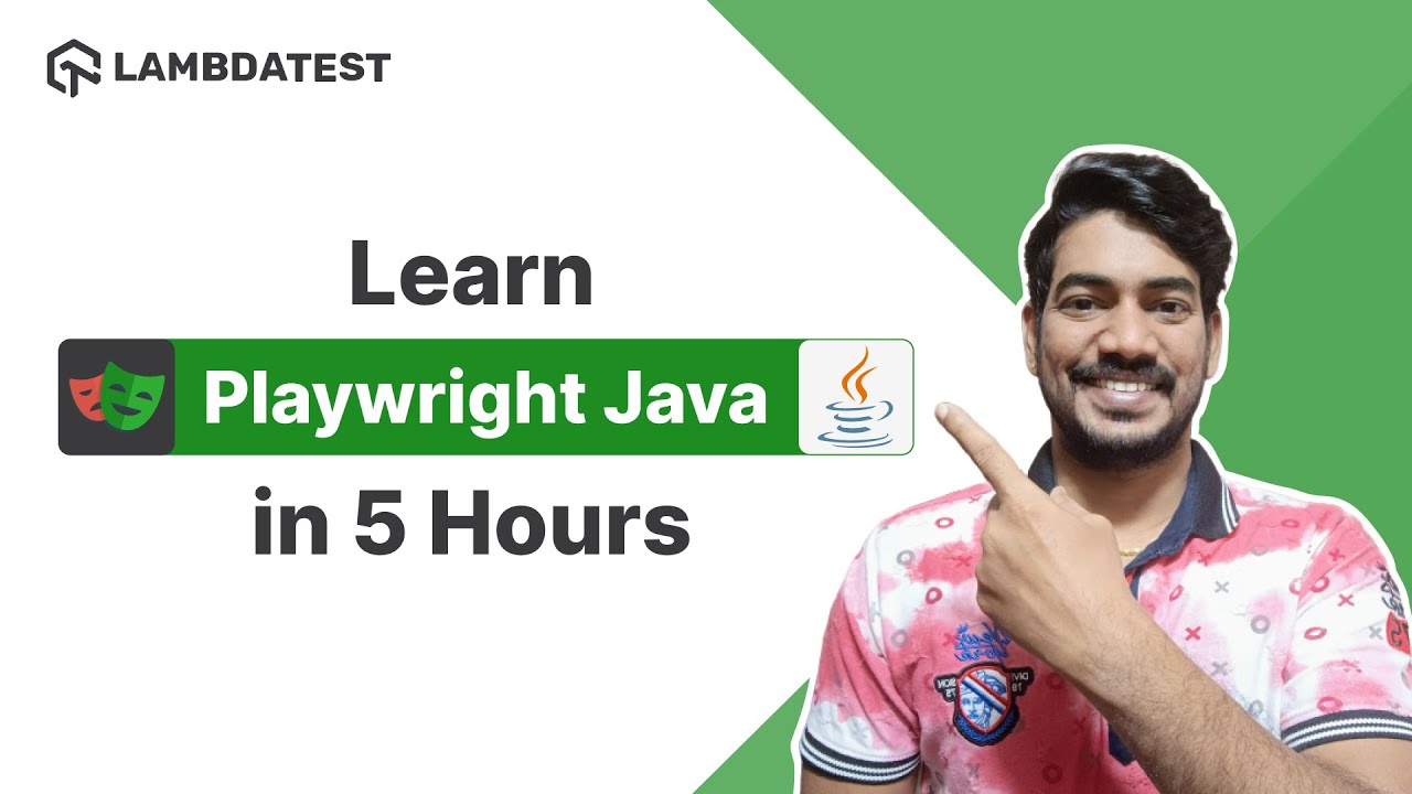 Playwright Java Tutorial: Learn To Use Playwright With Java (In 5 Hours)!