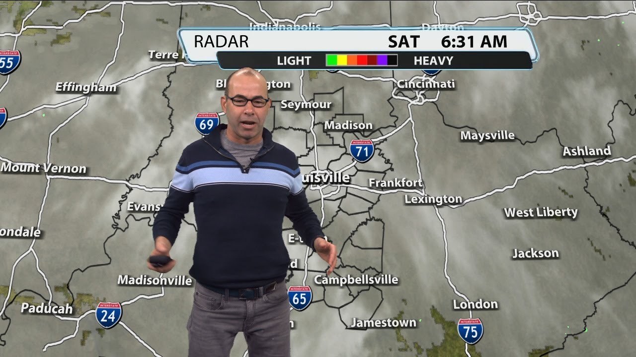 Impractical Jokers star James Murray gives Saturday's weather forecast
