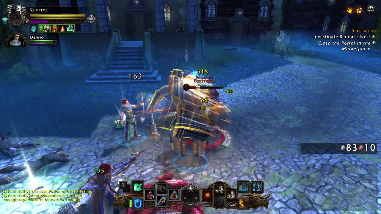 Neverwinter 2 class gameplay part 1