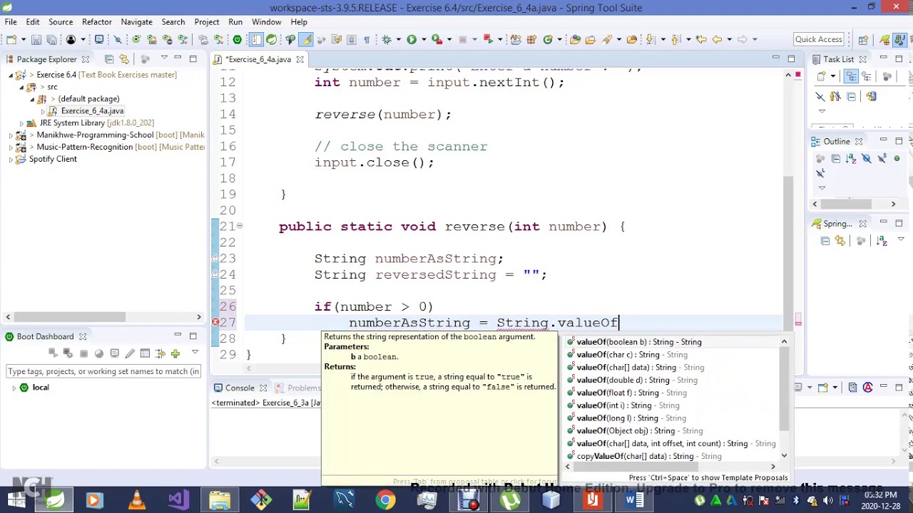 Introduction To Java Programming   Exercise 6 4a