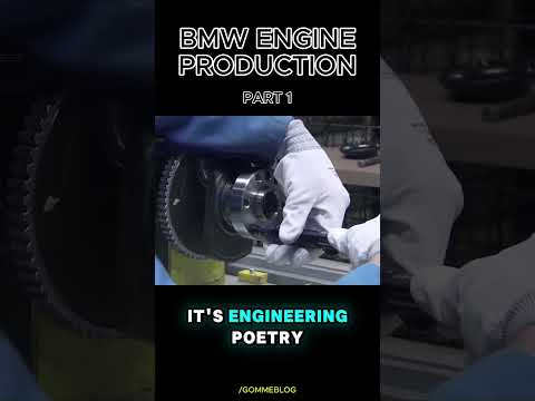 🚗✨ MASTERING the ART of Car ENGINE Assembly and PRODUCTION #shorts