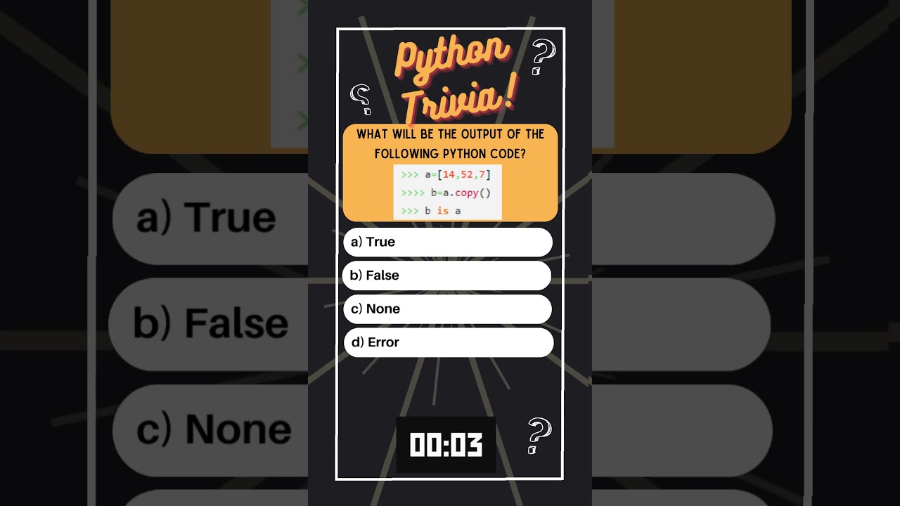 Python Trivia   List 61 #coding #python #techcommunity #shorts #trending #viral #datascience