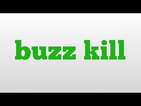 buzz kill meaning and pronunciation