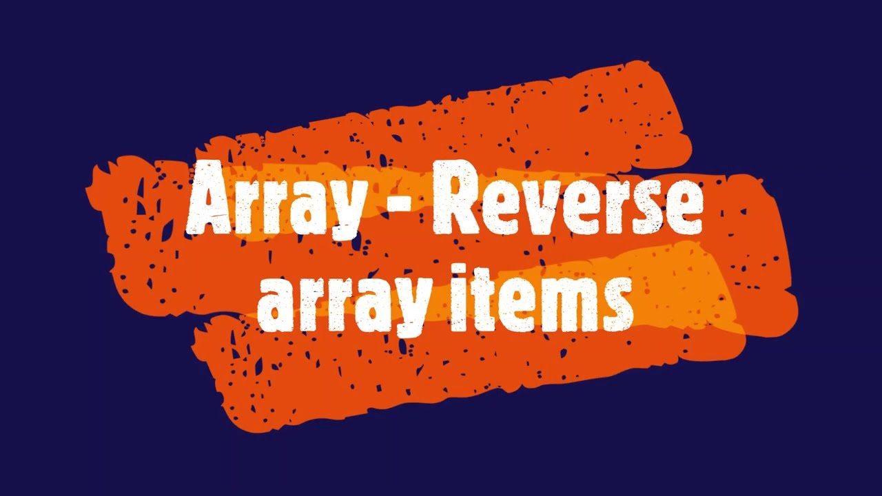 PYTHON - Array - Reverse array items #viral #videos #viralvideo #array #arrays #arrayinpython