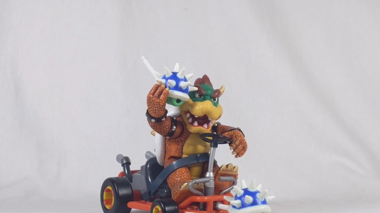 Review of Toybiz Video Game Superstars Mario kart 64 Bowser 1999