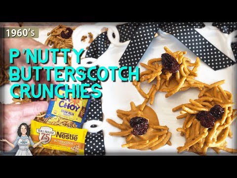 Butterscotch and Chow Mein Noodles: Crunch and Butterscotch = The Perfect Sweet Snack!