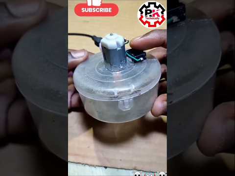 makng mixer grinder from dc motor #project #diy #battery #motor #battery @HackerJP #shorts