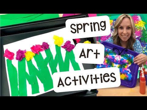 Spring Art Ideas for Preschool, Pre-k, and Kindergarten