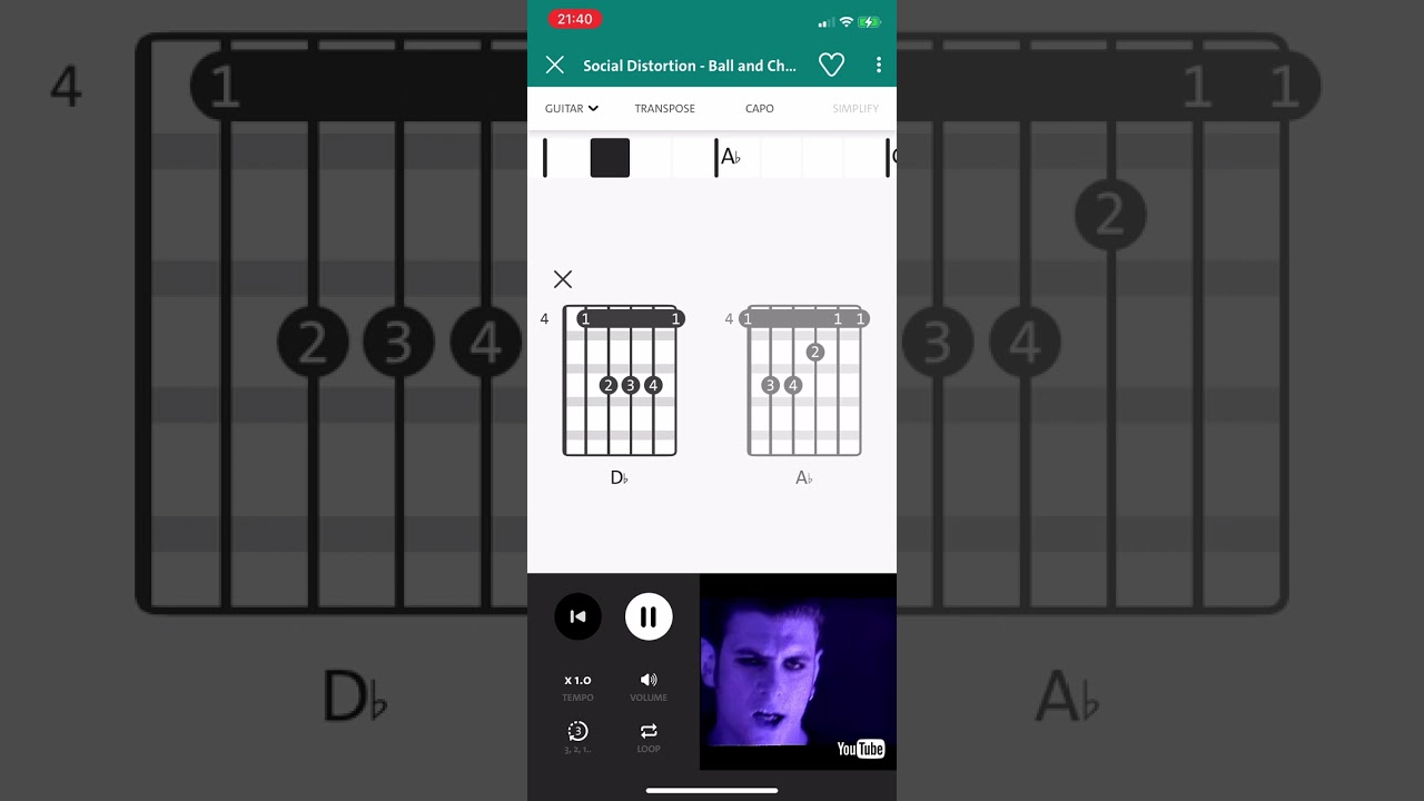 Ball and Chain, Social Distortion, (easy guitar chords) from Chordify