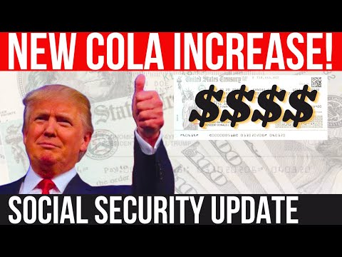 NEW COLA INCREASE FOR SOCIAL SECURITY! SSA SSI SSDI Payments | Social Security Update