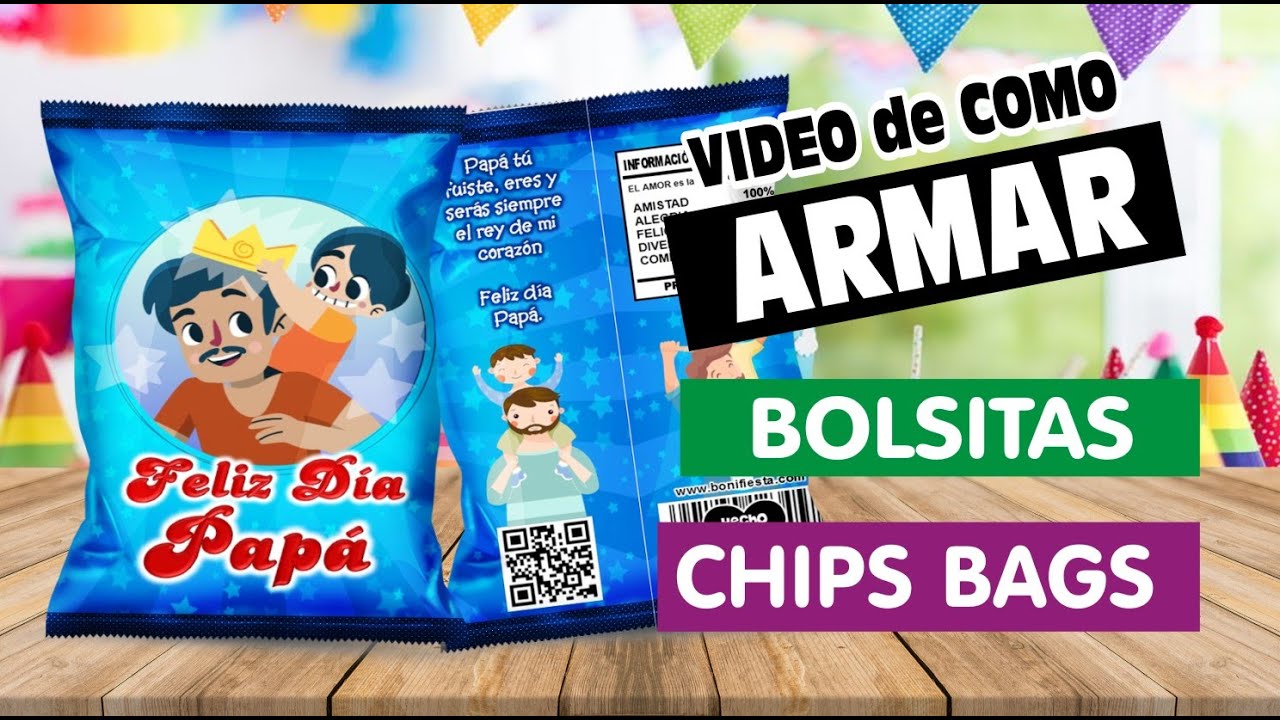 Como Armar Bolsitas de Chips Bags