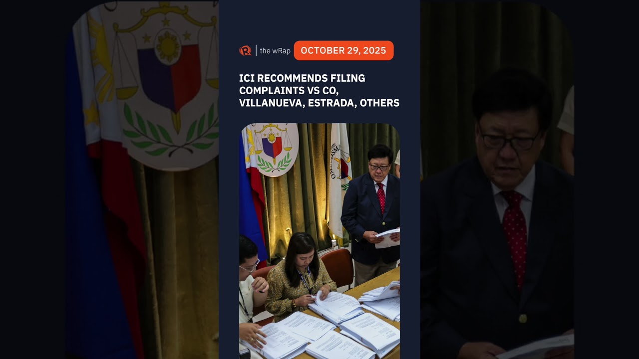 Today’s headlines: ICI, Zaldy Co, Asian Youth Games | The wRap | October 29, 2025