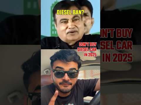 Diesel Cars Ban in 2025? Nitin Gadkari About Diesel Ban in India 😔😐 #nitingadkari #diesel